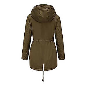 JEGULV Winter Overcoats for Women,Womens Long Puffer Jacket Winter Plus Size Down Coat Thicken Fleece Lined Parka Warm Jacket Overcoats with Hooded,Y2K Zip Up Hoodie