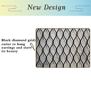 GLANT Rustic Wall Mounted Jewelry Organizer with Wooden Barndoor Decor,Wooden Wall Mount Holder,Jewelry holder for Necklaces, Earings, Bracelets, Ring Holder. Includes matching hook organizer (Rustic)