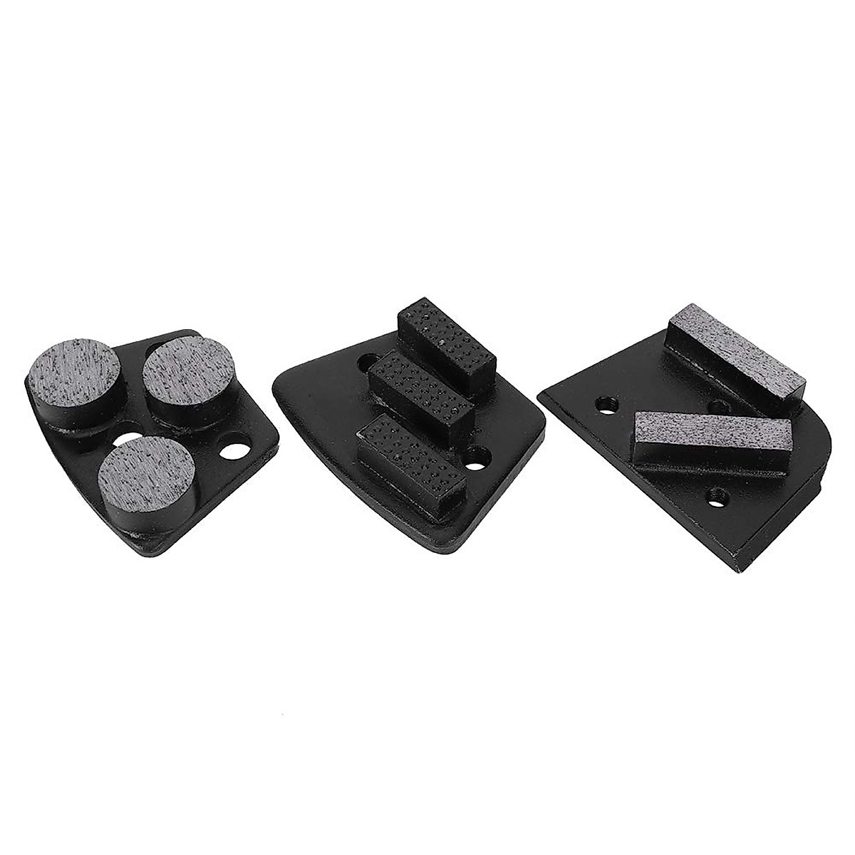 3PCS Diamond Sanding Pads, Diamond Grinding Discs, Floor Polisher Pads for Polishing Uneven Ground, Leveling Concrete