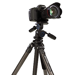 Benro Adventure 2 Series Carbon Fiber Tripod w/ B2 Ball Head (TAD28CB2),Black,Series 2/ 4 Section Kit w/ B2 Head