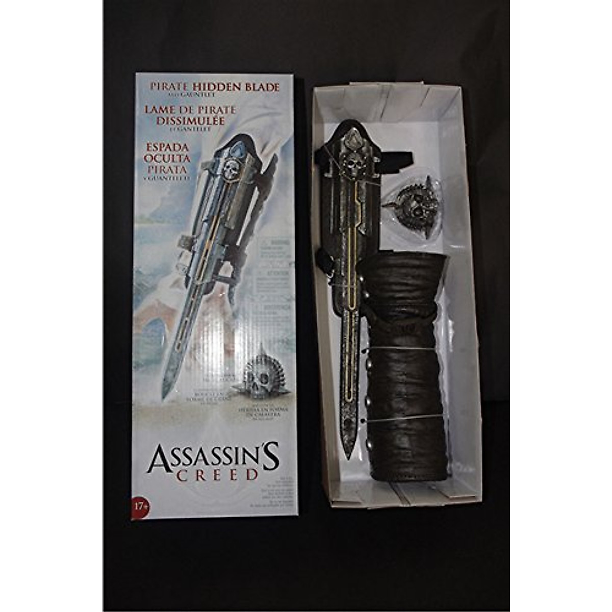 Good Value Assassin's Creed: Black Flag 4 Edward Kenway Hidden Rubber Blade Cosplay Weapons Props 1:1 Sleeves Sword