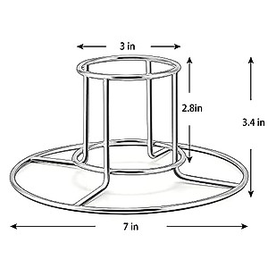 TeamFar Beer Can Chicken Holder, Chicken Rack Stand Stainless Steel, Beer Butt Chicken Stand for Grill Smoker Oven, Sturdy & Durable, Dishwasher Safe & Easy Clean