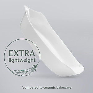 Rubbermaid DuraLite Glass Bakeware, 2.5-Quart, White