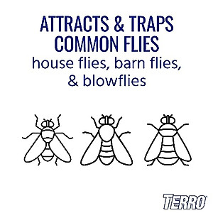 Victor TERRO T524 Poison-Free Hanging Disposable Fly Trap