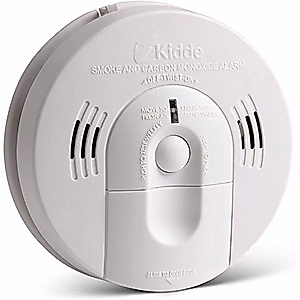Kidde Smoke & Carbon Monoxide Detector, 10-Year Battery, Voice Alerts & Smoke & Carbon Monoxide Detector with Voice Alerts, Battery Powered, Combination Smoke & CO Alarm