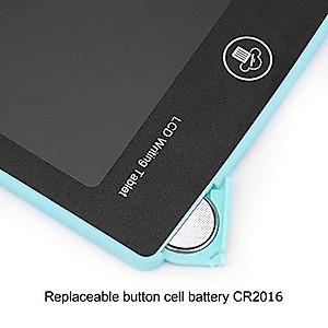 Mafiti LCD Writing Tablet 8.5 Inch Electronic Writing Drawing Pads Portable Doodle Board Gifts for Kids Office Memo Home Whiteboard Cyan