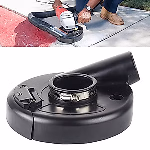 7" Dust Shroud Angle Grinder Universal Surface Grinding Dust Shield Grinding Cover, Black