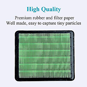HOODELL 2 Pack 17211-zl8-023 Air Filter, Compatible for Honda gcv160 gcv190, Husqvarna 7021p, Premium Lawn Mower Air Cleaner Element