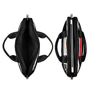 Ice Cream Cherry Laptop Computer Bag Waterproof Shoulder Messenger Bag 13-15 inch Durable Laptop Tote Bag with Shoulder Strap Handle Lightweight Crossbody Briefcase