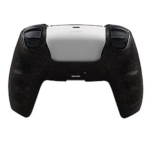 ROTOMOON PS5 Glitter Silicone Controller Skins with 8 Thumb Grips & L2 R2 Trigger Protector, Sweat-Proof Anti-Slip Controller Cover Skin Protector Compatible with Playstation 5 Controller