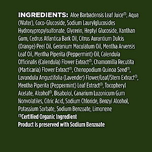 Avalon Organics Bath & Shower Gel, Revitalizing Peppermint, 12 Oz