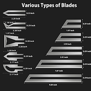 YUHSYWL Foam Cutter Electric Hot Knife, Foam Cutting Tool Kit,300W Styrofoam Cutting Tool Kit for Cutting Foam Board Insulation, EPP, EPS, XPS, EVA, EPE, PU, KT Board, Sponge, Nylon (4-in-1 Kit)