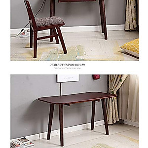 Modern Simple Style Computer Desk,Solid Wood Ergonomic Sturdy Office Desk Writing Desk for Home Office,Pc Table Notebook Study Table Workstation