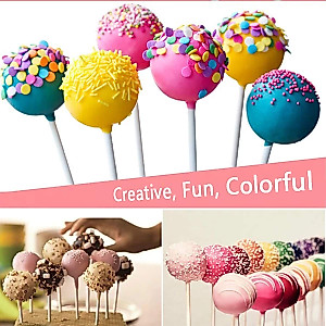 AKINGSHOP 20-Cavity Silicone Cake Pop Mold Set With Lollipop Sticks, Treat Bags, Twist Ties - For Cake Pops, Lollipops, Hard Candy, and Chocolate