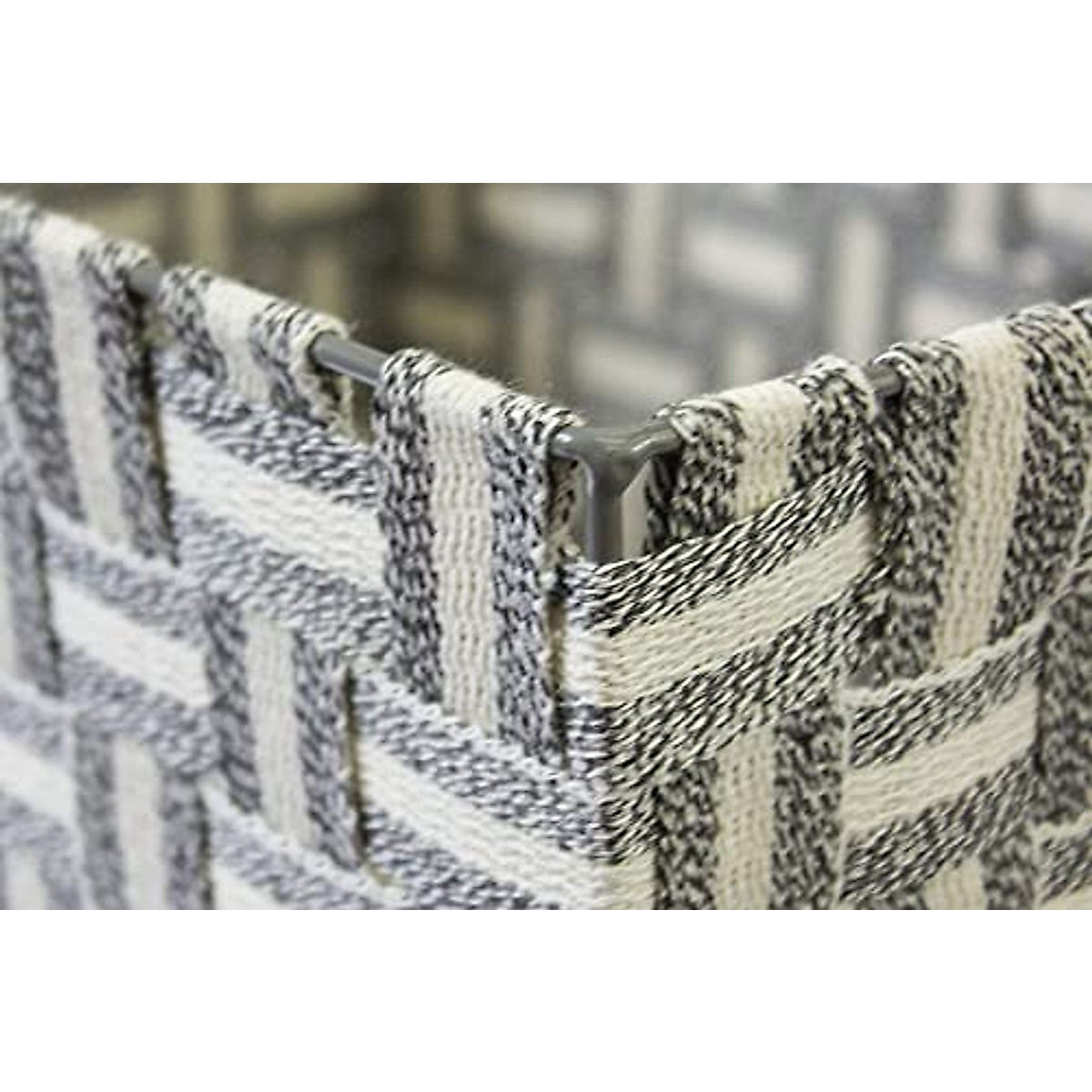 OneDesign Home: Set of 3 Woven Storage Basket - S/M/L (White)