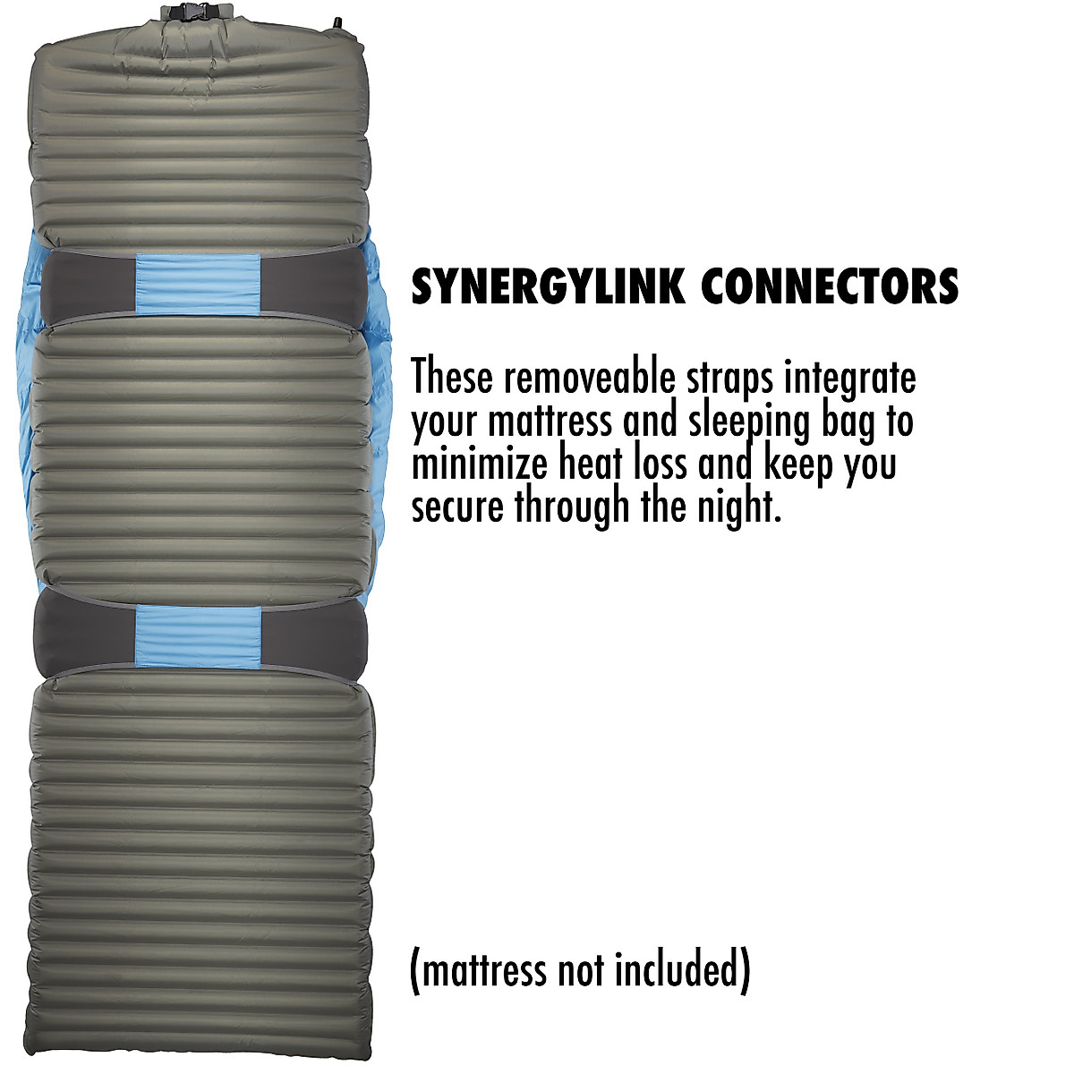 Therm-a-Rest Questar 20F/-6C Lightweight Down Mummy Sleeping Bag, Regular, Balsam