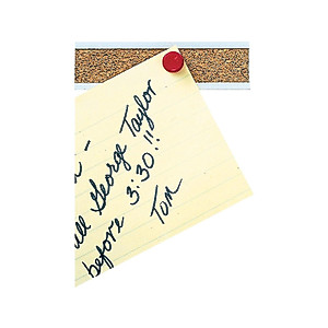 Quartet Bulletin Bar Strip, Cork Board, 36" x 1", Classroom, Office, Cubicle, Aluminum Frame (2005),Natural