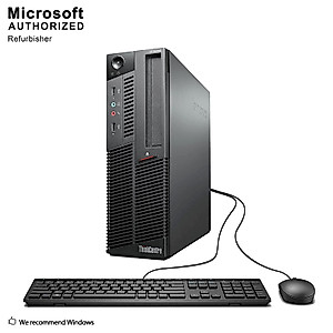 Lenovo Thinkentre M90 Desktop Computer - Intel Core i5 3.1GHz 8GB RAM, 1TB HDD, DVD-RW Drive, Bluetooth and WiFi, 22 Inch LCD, Keyboard, Mouse, Windows 10 Pro (Renewed)