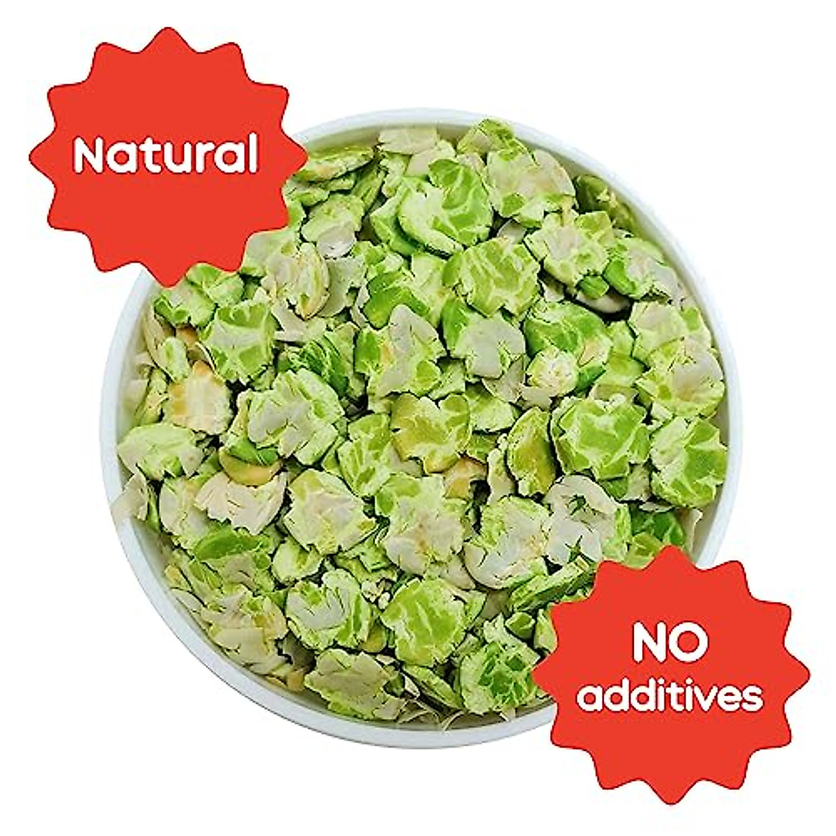GuineaDad Guinea Pig Pea Flakes - Guinea Pig Food - 1 x 9.5 Ounce Pack - Nourish Series of Pea Flakes for Guinea Pigs - Guinea Pig Treats Help with Bonding - High in Vitamins and Minerals - Large