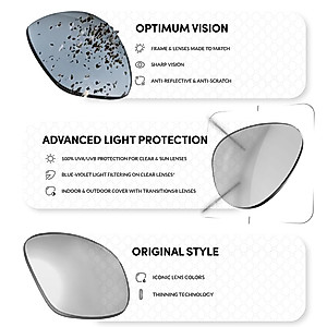 Gucci GG0278O Designer Fashion Eyeglasses Stylish Wide Rectangular Frame Eyewear with Luxury eSHADES Kit - Embrace Sophistication and Elegance