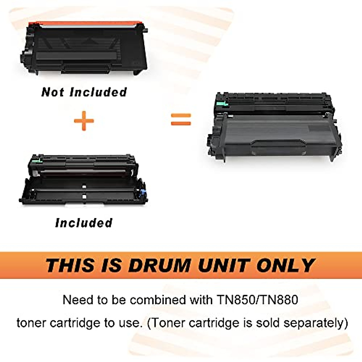 v4ink Compatible DR820 Drum Unit Replacement for Brother DR820 DR-820 use with HL-L5100DN L5200DW L6200DW L6300DW MFC-L5700DW L5800DW L5900DW L6700DW DCP-L5600DN Printer NOT Toners_Cartridges