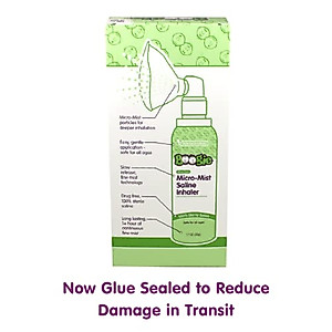 Boogie Micro-Mist Inhaler Saline Spray 1.7oz Unscented - Pack of 1