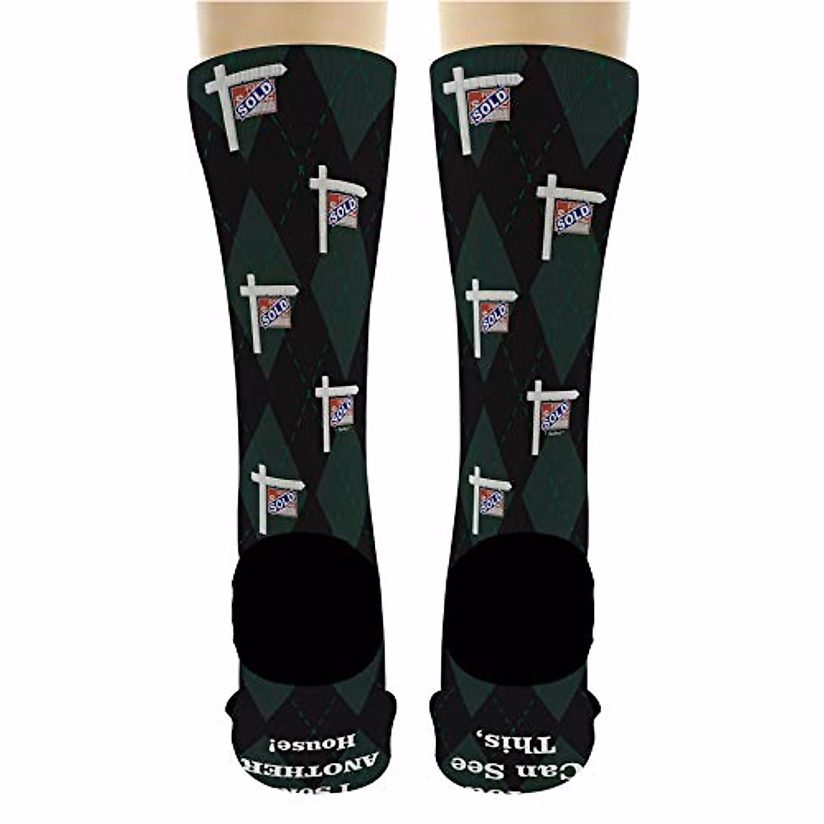 Realty Closing Gifts If You See This Sold Another House Real Estate Socks 1-Pair Novelty Crew Socks