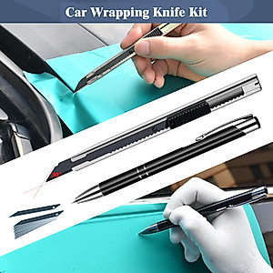 Zanch Vinyl Wrap Tool Kit,Complete Tools for Automotive Vinyl Wrap Film Installation - Deluxe 66pcs Includes Yellow Heat Gun