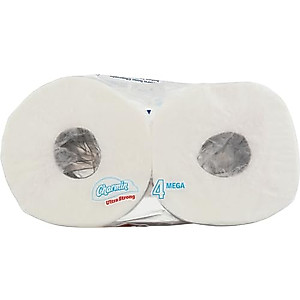Charmin Ultra Strong Toilet Paper 4 Mega Rolls, 242 Sheets Per Roll