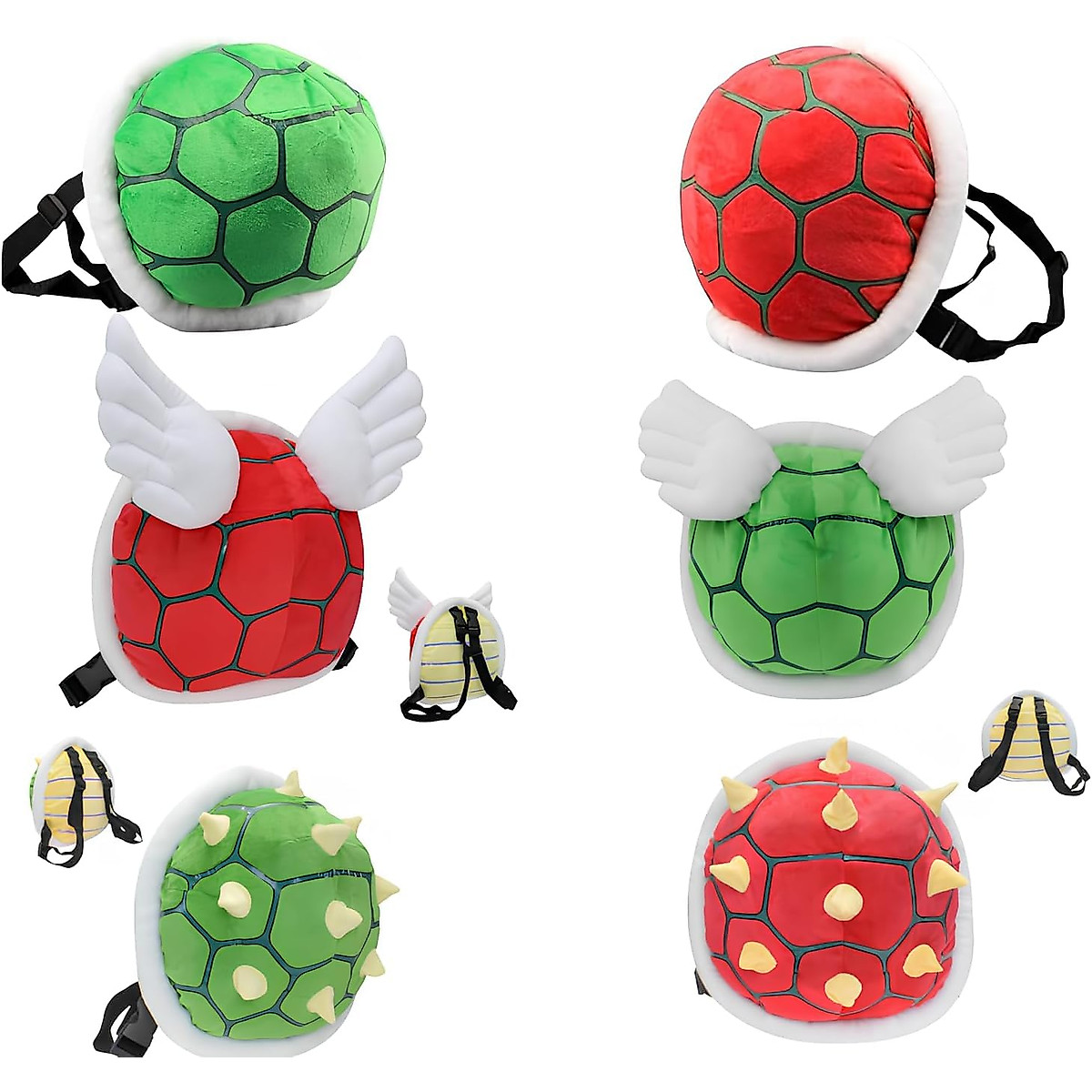 ZHYPFF Turtle Backpack Turtle Shell Backpack Cosplay Clothing Accessories Props Soft Plush Cartoon Toy 11.4 inches