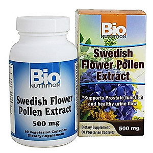 Bio Nutrition Swedish Flower Pollen Extract, 500 Mg, 60 Count
