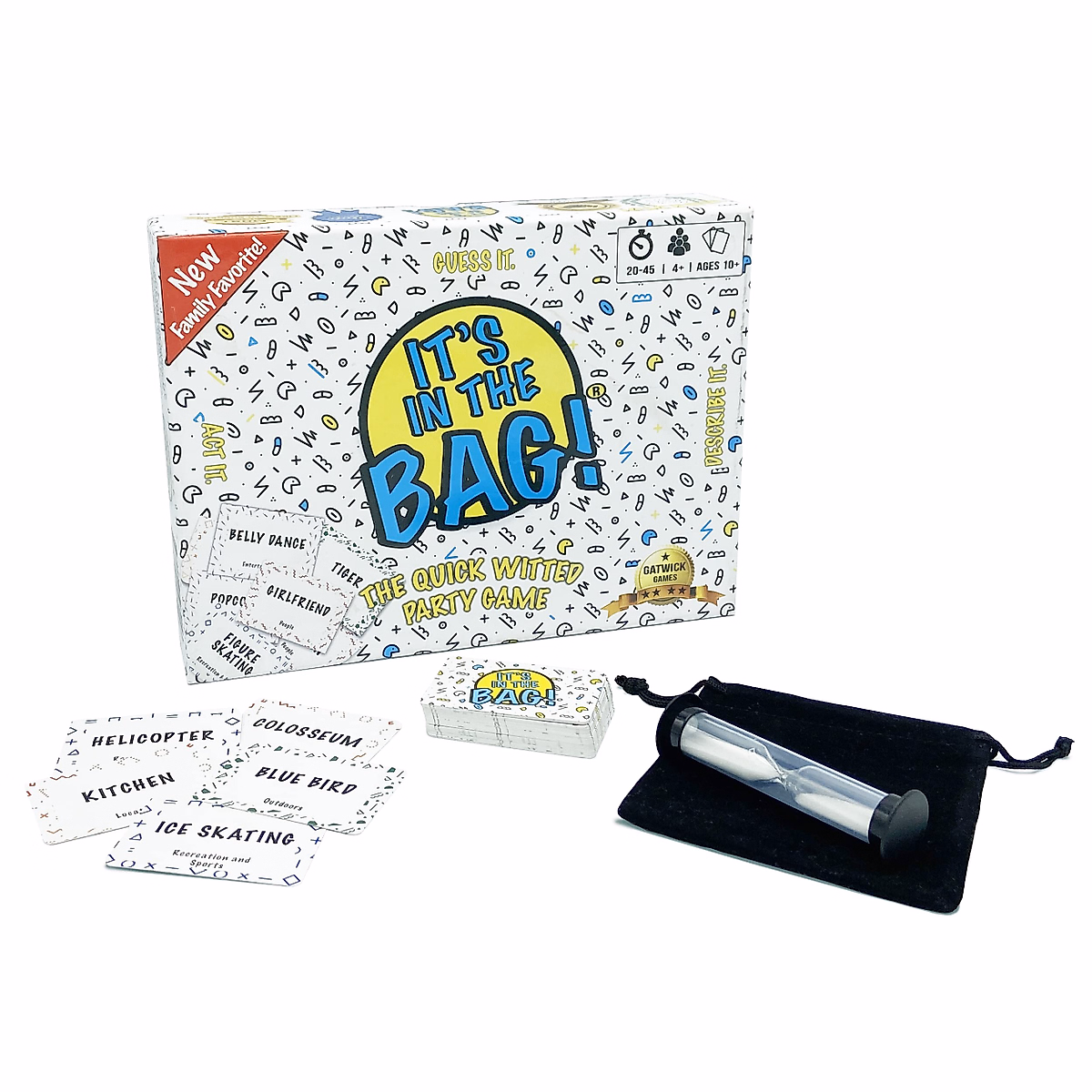 It’s in The Bag - Ultimate Family Game for Game Night, 3 Rounds of Wild Easy Fun! Best Board and Party Games for Adults, Groups, and Kids