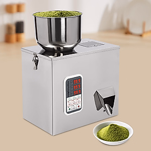 Glitter Filling Machine Particle Weighing Automatic Filler 1-100g Bottle Bag Powder Filler Particle Dispenser for Tea Seeds Grains Powder Flour Beans Glitter