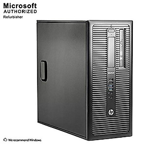 HP ProDesk 600 G1 Computer TW, Intel Core i3-4160 3.6G, 4G, 500G,USB 3.0, VGA, DP Port, Win 10 64 Bit-Multi-Language Support English/Spanish/French(CI3) (Renewed)