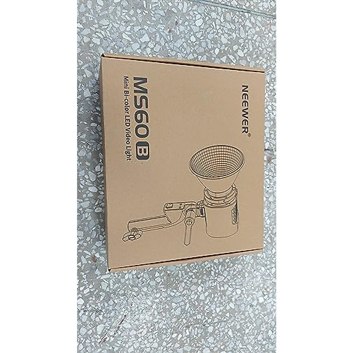 NEEWER MS60B LED Video Light 2.4G/APP Control, 65W Metal Mini Compact COB Continuous Output Lighting Spotlight 2700K-6500K, 40000lux@1m, CRI 97+/TLCI 98+, 12 Effects, PWM Dimming, Bowens Mount, Silver