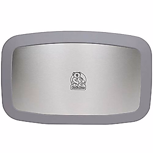Koala Kare KB200-01SS Horizontal Baby Changing Station - Grey w/ Stainless Veneer