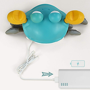 Crawling Crab Baby Toy, Tummy Time Toy Gifts for 3 4 5 6 7 8 9 10 11 12 Month Boy Girl with Learning Crawl System Music Learning to Crawl for Birthday Gift