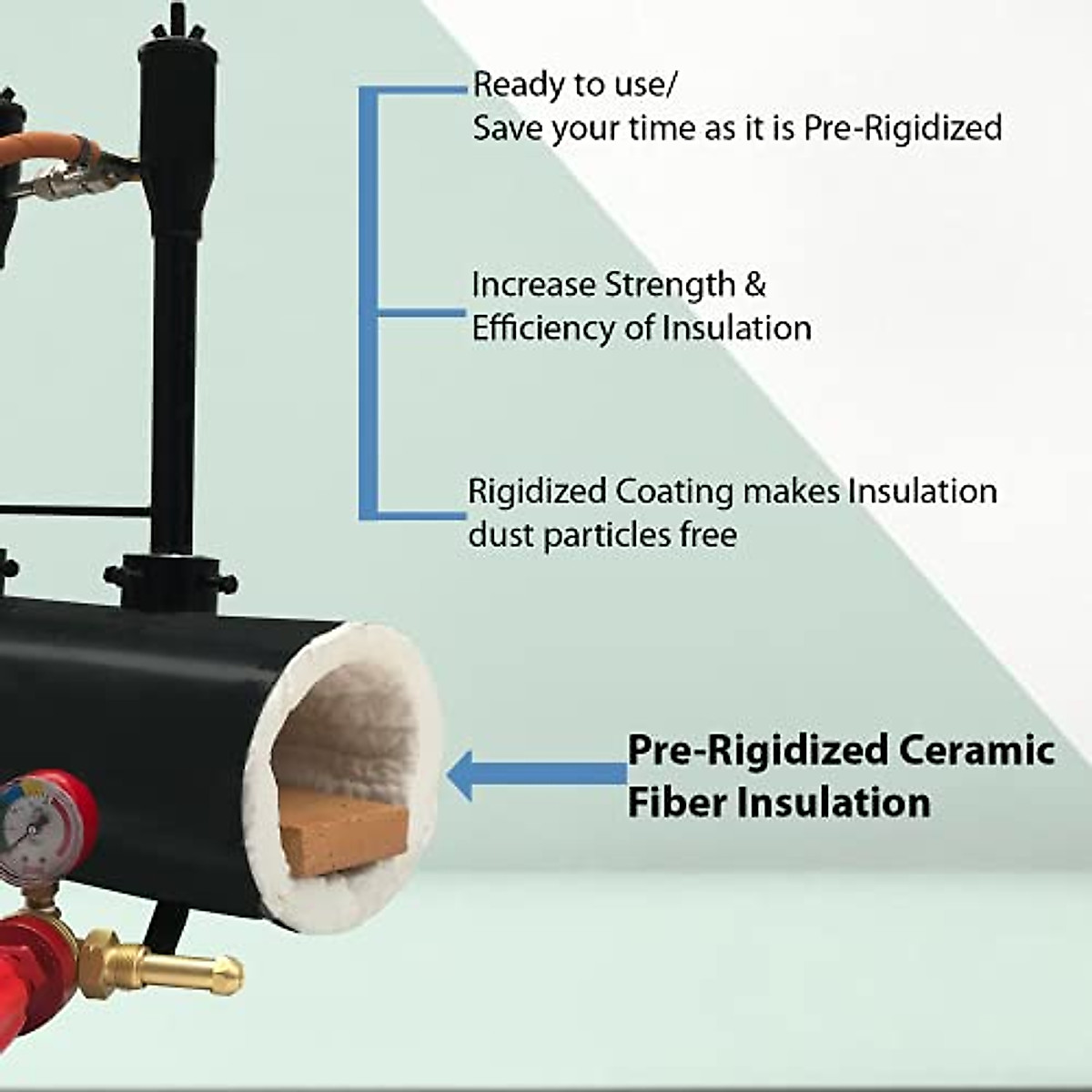 Simond Store Portable Propane Gas Forge Double Burner Knife and Tool Making Blacksmith Farrier Forge