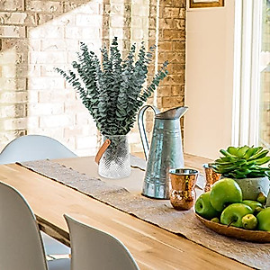 20 Pcs Eucalyptus for Shower Hanging Dried Eucalyptus Stems 17" Real Eucalyptus 100% Made from Fresh Eucalyptus Leaves Artificial Wedding Decor Home Decor Farmhouse Decor DIY Artificial Plants,Green