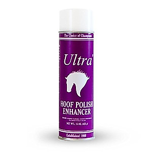 Ultra 15 Oz Hoof Polish Enhancer Areosol Spray the Choice of Champions Hoof Shine Polish