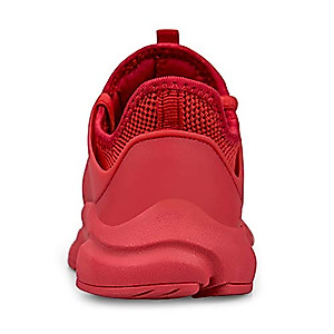Troadlop Girls Shoes Lightweight Casual Walking Sneakers for Boy Red Size 2 M US Little Kid