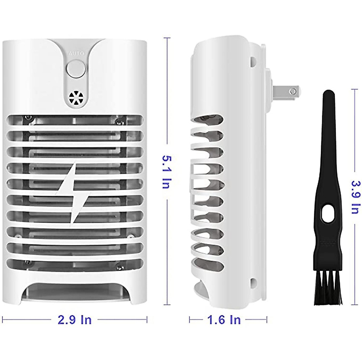 Electric Mosquito Trap Indoor, Tombux Plug-in Bug Zapper Insect Killer /Catcher for Gnat,Mosquitoes,Fruit Flies (1 PC)