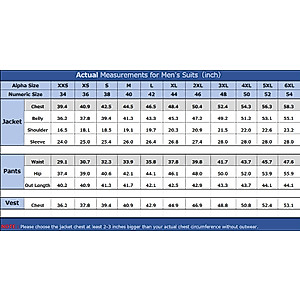 Wangyue 3 Piece Black Suits for Men Fashion Suits Slim Fit Dress Suits