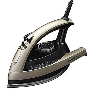 Panasonic NI-W810CS Multi-Directional Steam/Dry Iron with Ceramic Soleplate, MEDIUM, Black (Renewed)