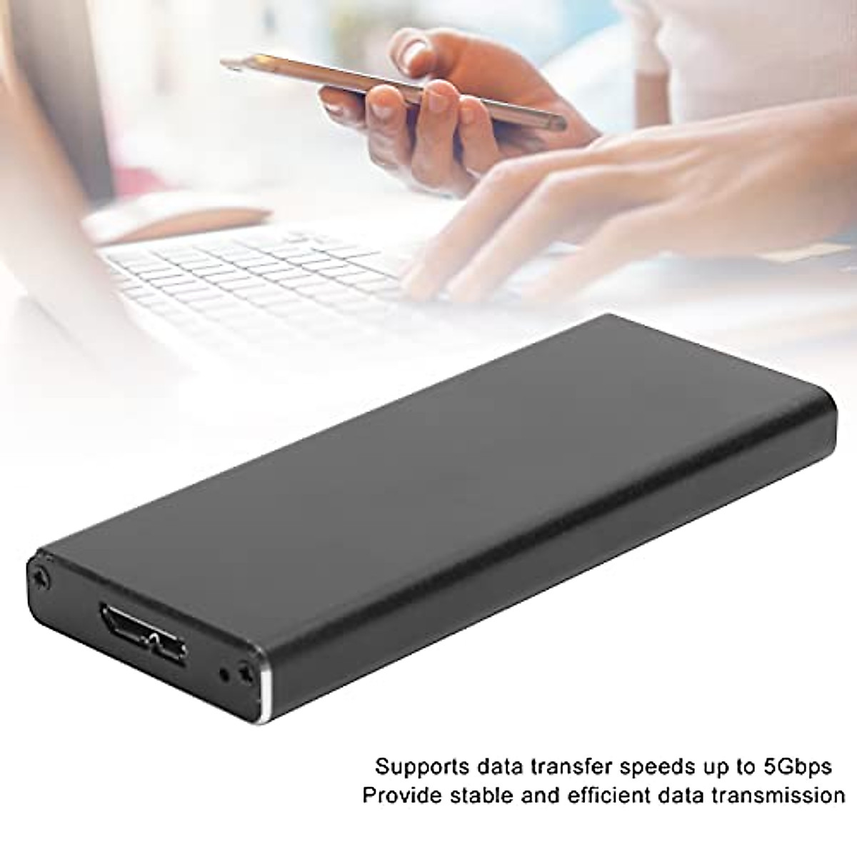 Hard Disk Box, 5Gbp/s Solid State Drive Boxes for 22x30MM 22x42MM 22x60MM 22x80MM SSD