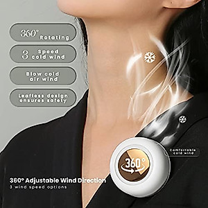 EZ Tuxedo Mini Portable Fan -360° Rotatable Small Personal Fan that Blow Cold Air with Clip Fan 3 Speeds.Portable USB Rechargeable Small Cooling Fan.Battery Powered Fan for Outdoor and Indoor