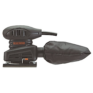 BLACK+DECKER Electric Sander, 1/4 Sheet, 1.5-Amp (BDEQS15C)