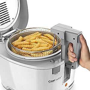 Presto 05443 CoolDaddy Cool-touch Deep Fryer - White