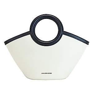 Amazing Song Top Handle Crossbody Bags for Women, Designer Leather Handbag with Removable Strap Inner Purse, Shell Bag