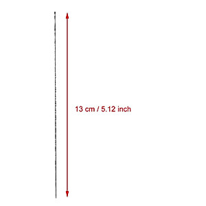 12 Pieces Scroll Saw Blades With Spiral Teeth for Wood Metal Plastic Cutting Sawing Carve Fit for Bosch, etc. (5#)